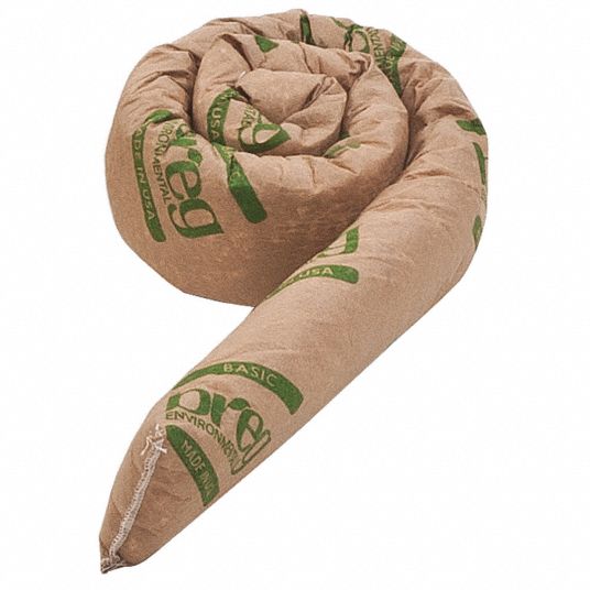 BREG, Polypropylene Skin, 48 in, Absorbent Sock - 36FM03|BBS40 - Grainger