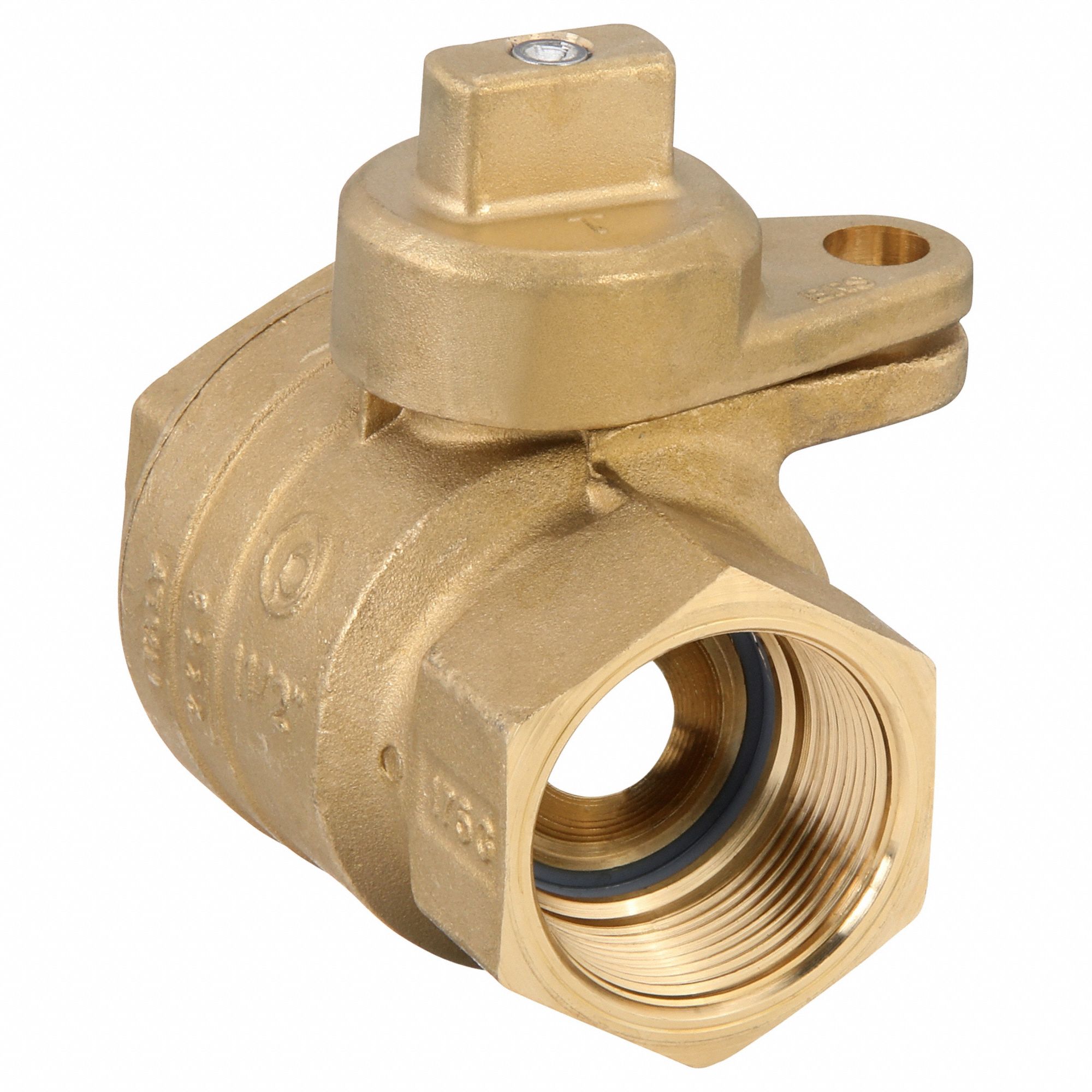 JOMAR VALVE, 1 1/2 in, Brass, Manual Two-Way Ball Valve - 36FN32|240-007B - Grainger
