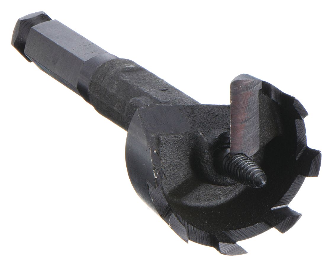 Wood Drilling Bit, Self Feed Bit, 5 1/4 in Length, 7/16 in Shank Size ...