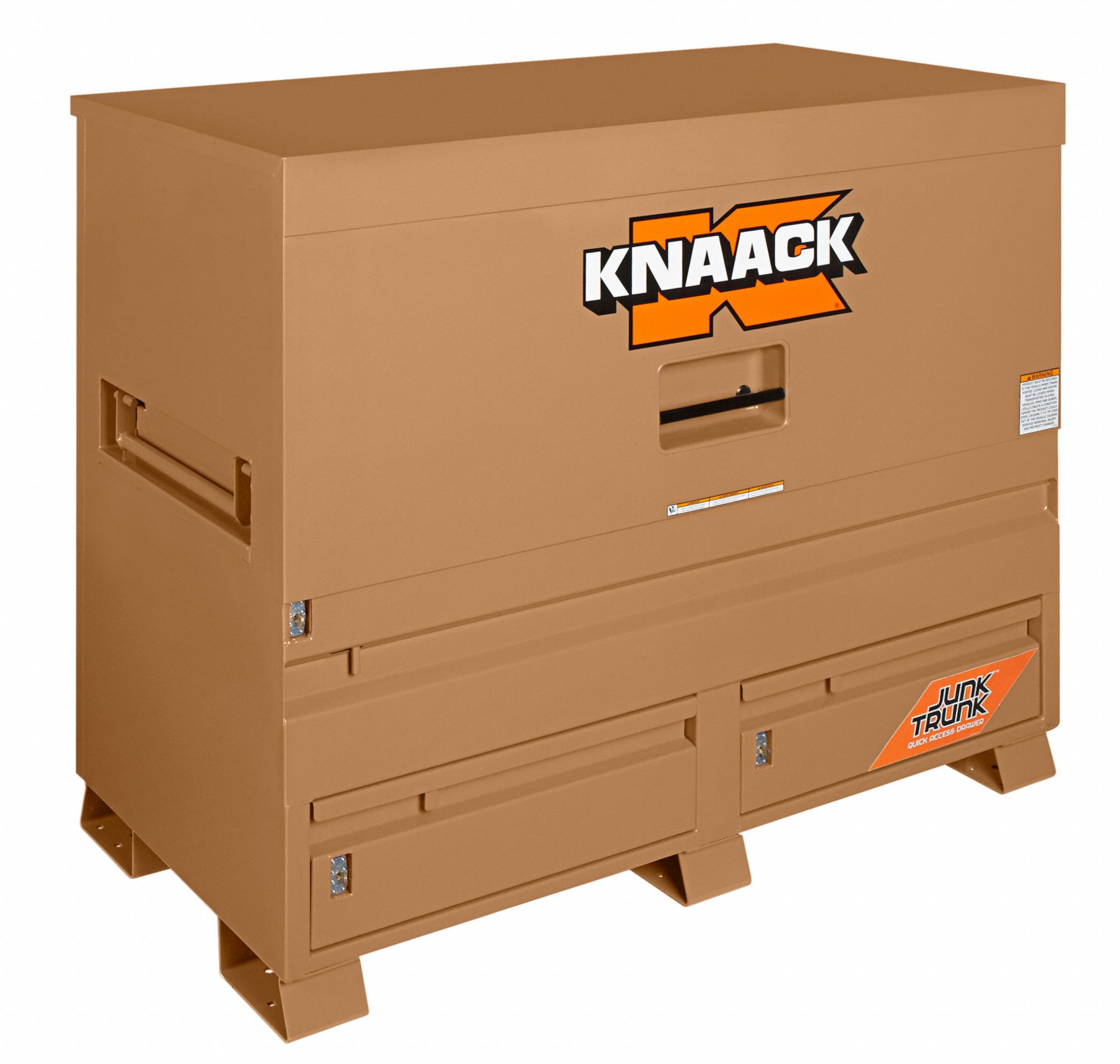 KNAACK Piano-Style Jobsite Box: 60 in Overall Wd, 30 in Overall Dp, 49 ...