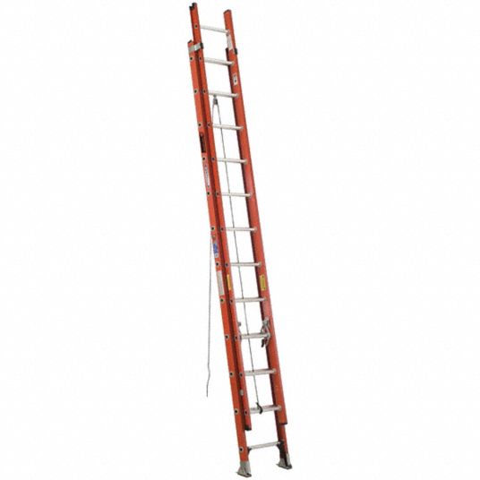 WERNER, 16 ft Ladder Size, Fiberglass, Extension Ladder - 36FX54|D6416 ...