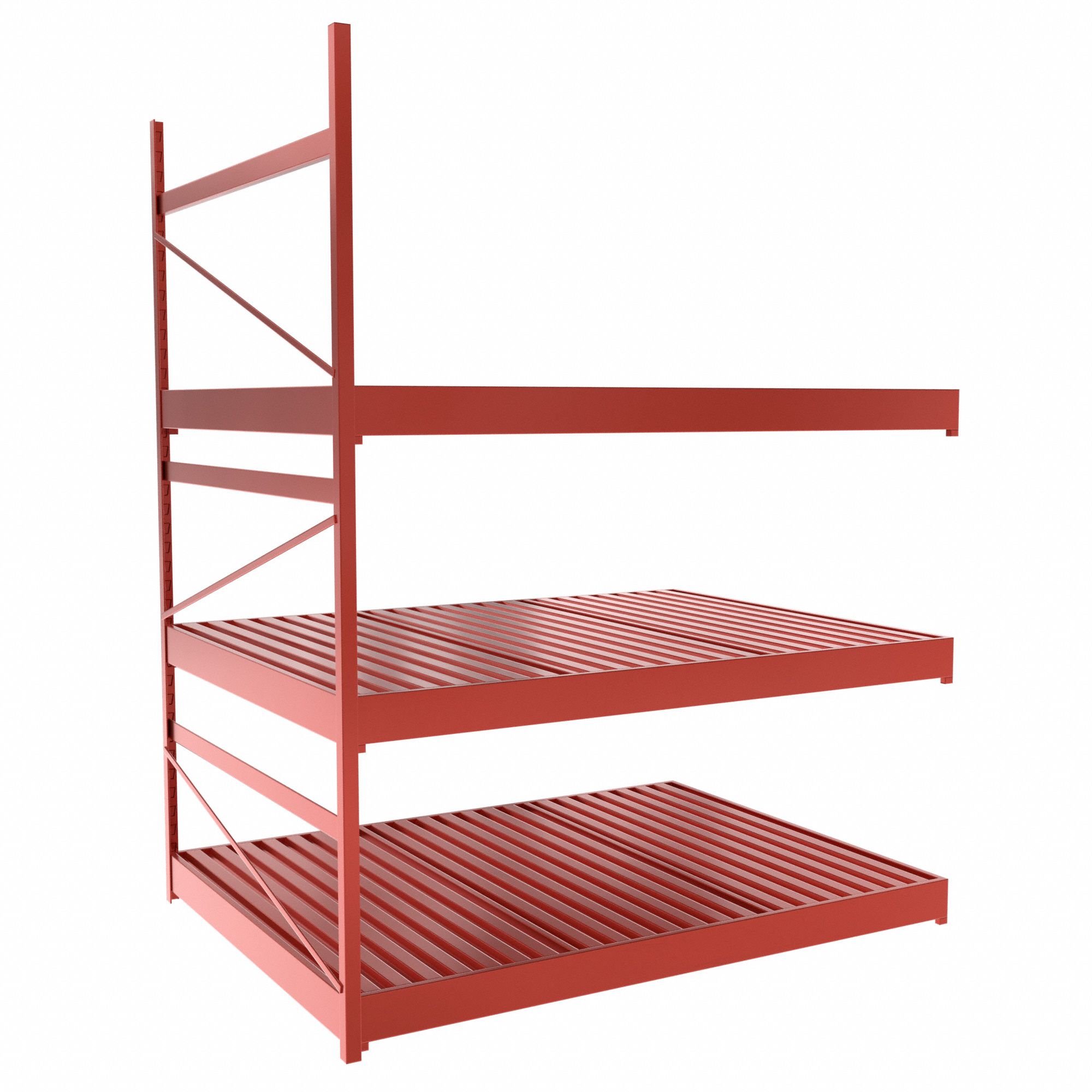 EQUIPTO, Add-On, Light-Duty, Bulk Rack With Decking - 36G023|1015D43A ...