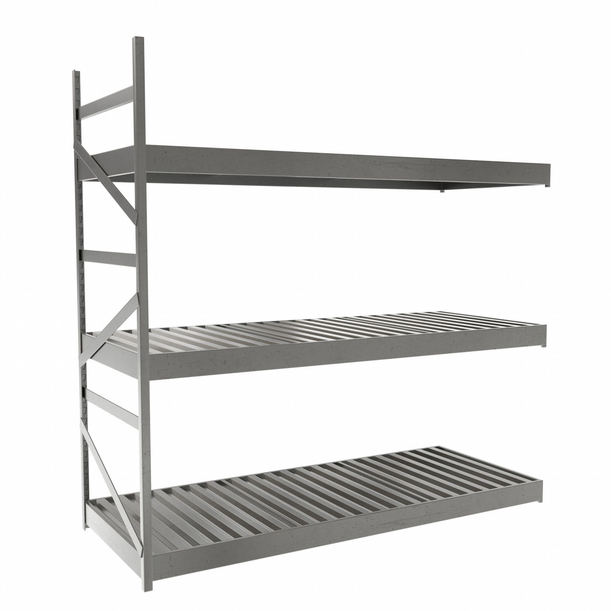 EQUIPTO, Add-On, Light-Duty, Bulk Rack With Decking - 36G030|1015D52A ...
