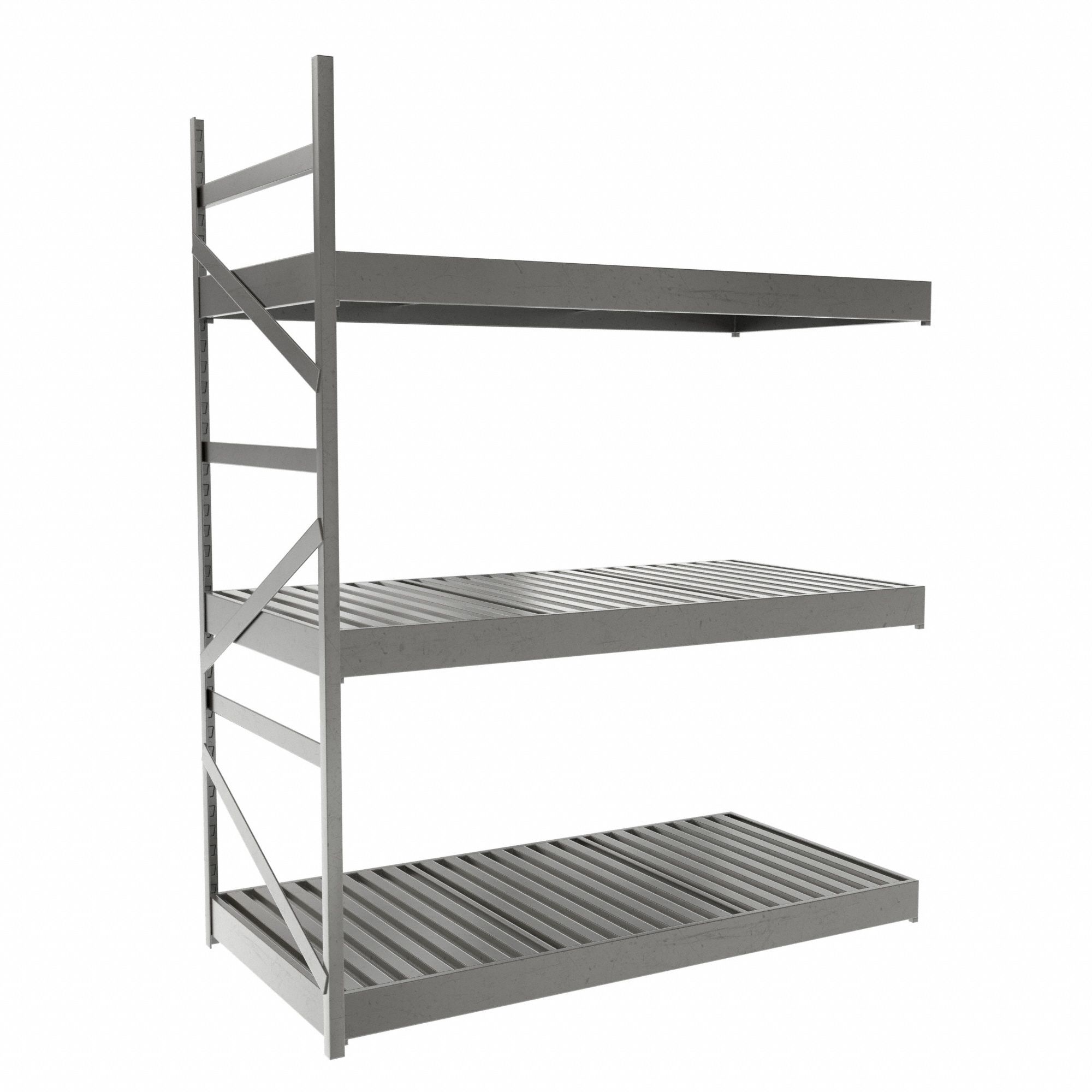 EQUIPTO, Add-On, Light-Duty, Bulk Rack With Decking - 36G052|1015D42A ...