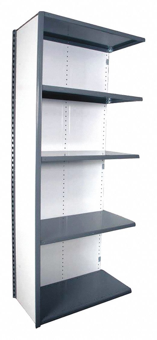 EQUIPTO, Add-On, Heavy-Duty, Metal Shelving - 36G060|671Y5A-GY - Grainger