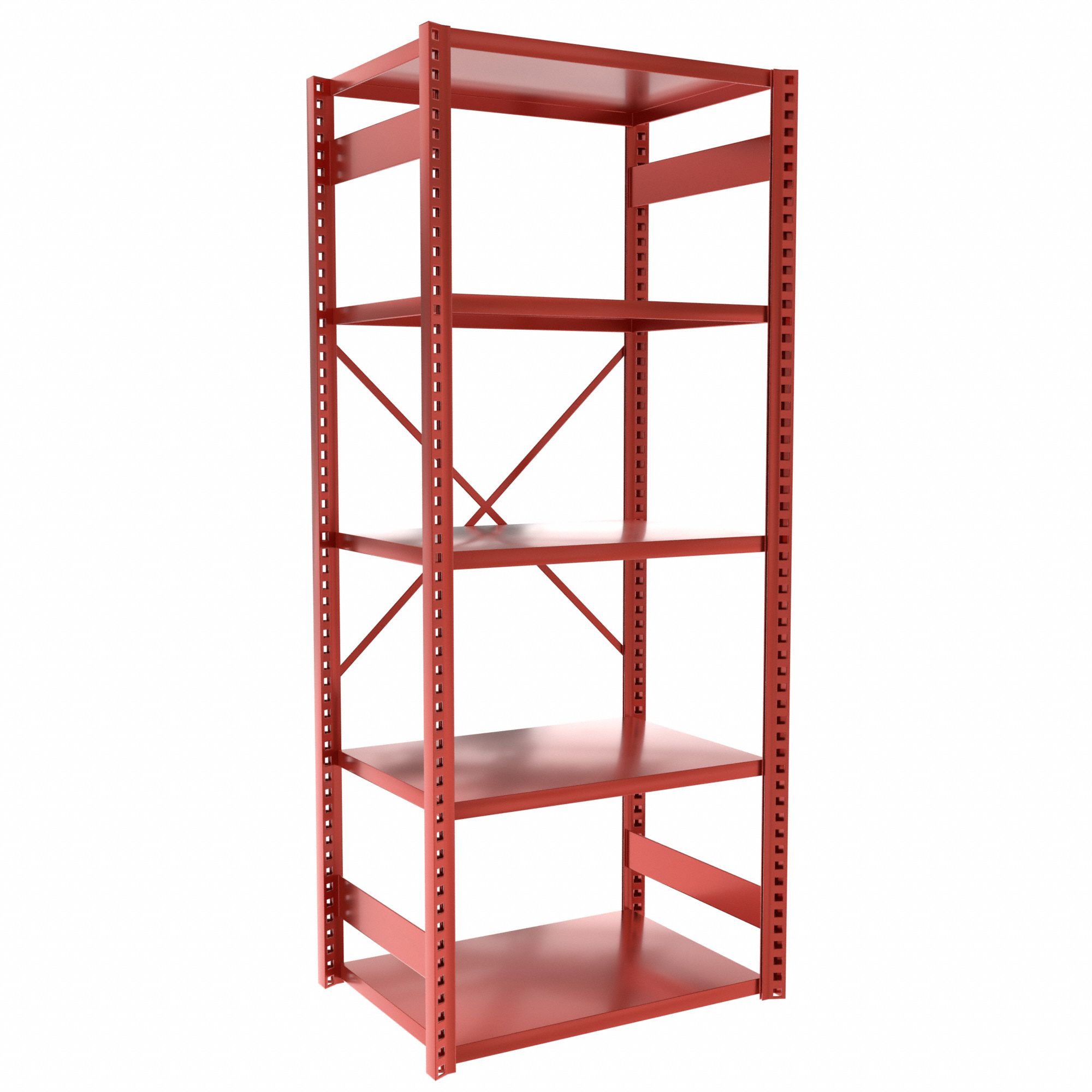 EQUIPTO, Starter, Heavy-Duty, Metal Shelving - 36G087|665-5S-RD - Grainger