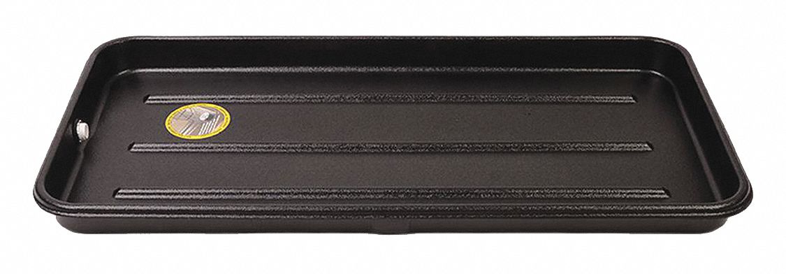 DIVERSITECH, Plastic, 38 in L x 18 in W x 2 in D, Condensate Drain Pan ...