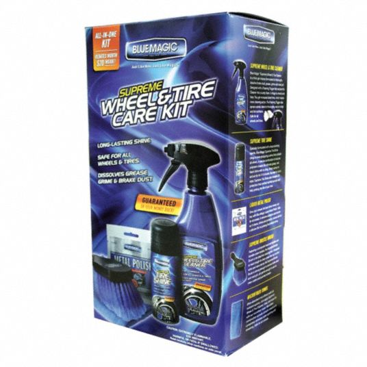 BLUE MAGIC Wheel & Tire Care Kit - 36G630|785K-06 - Grainger