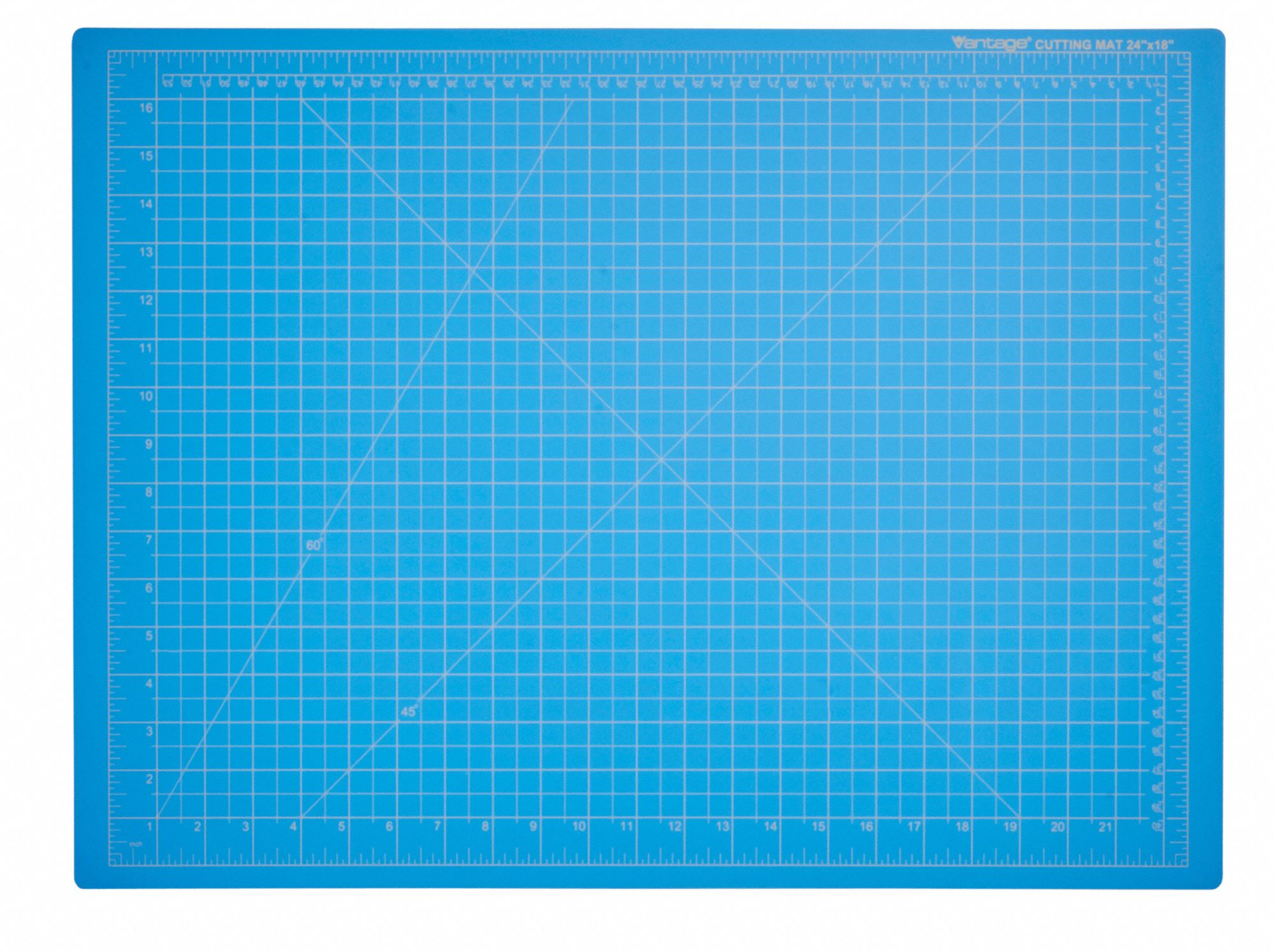 VANTAGE Cutting Mat, 24x18 in, Blue - 36GN83|10692 - Grainger