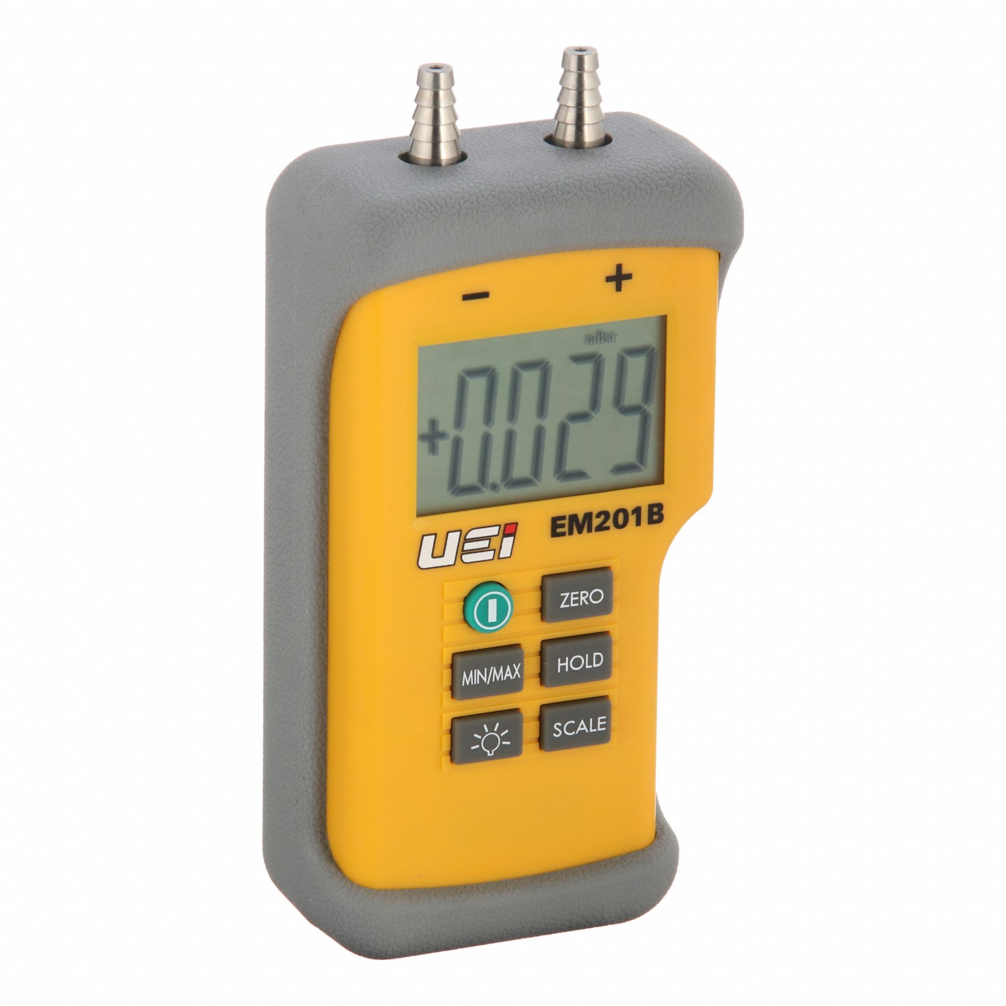 UEI TEST INSTRUMENTS, -60 in wc to 60 in wc, Backlit LCD, Air Manometer ...