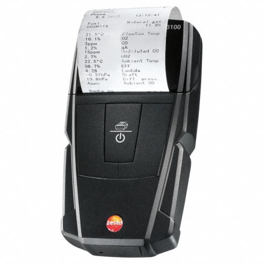 TESTO, Printers, 0554 3100, IR Printer - 36H454|0554 3100 - Grainger