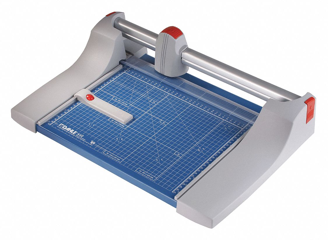 DAHLE, Premium, 14 1/8 in Cutting Lg, Rolling Blade Countertop Paper ...