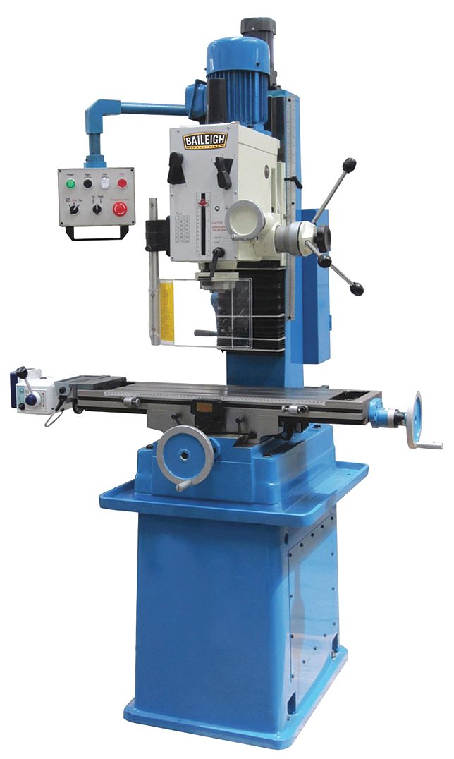 Mill/Drill Machine, Phase 1, Swing 17 1/2 in - Grainger