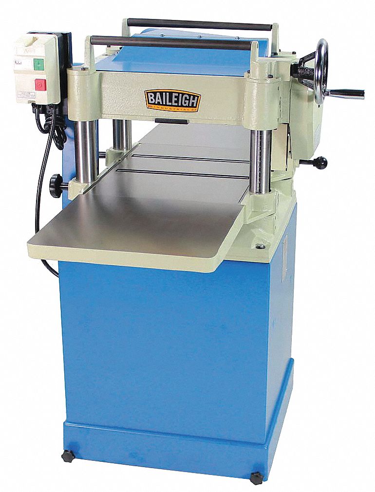 BAILEIGH INDUSTRIAL, 230V, Single-Phase, Stationary Planer - 36HZ69|IP ...