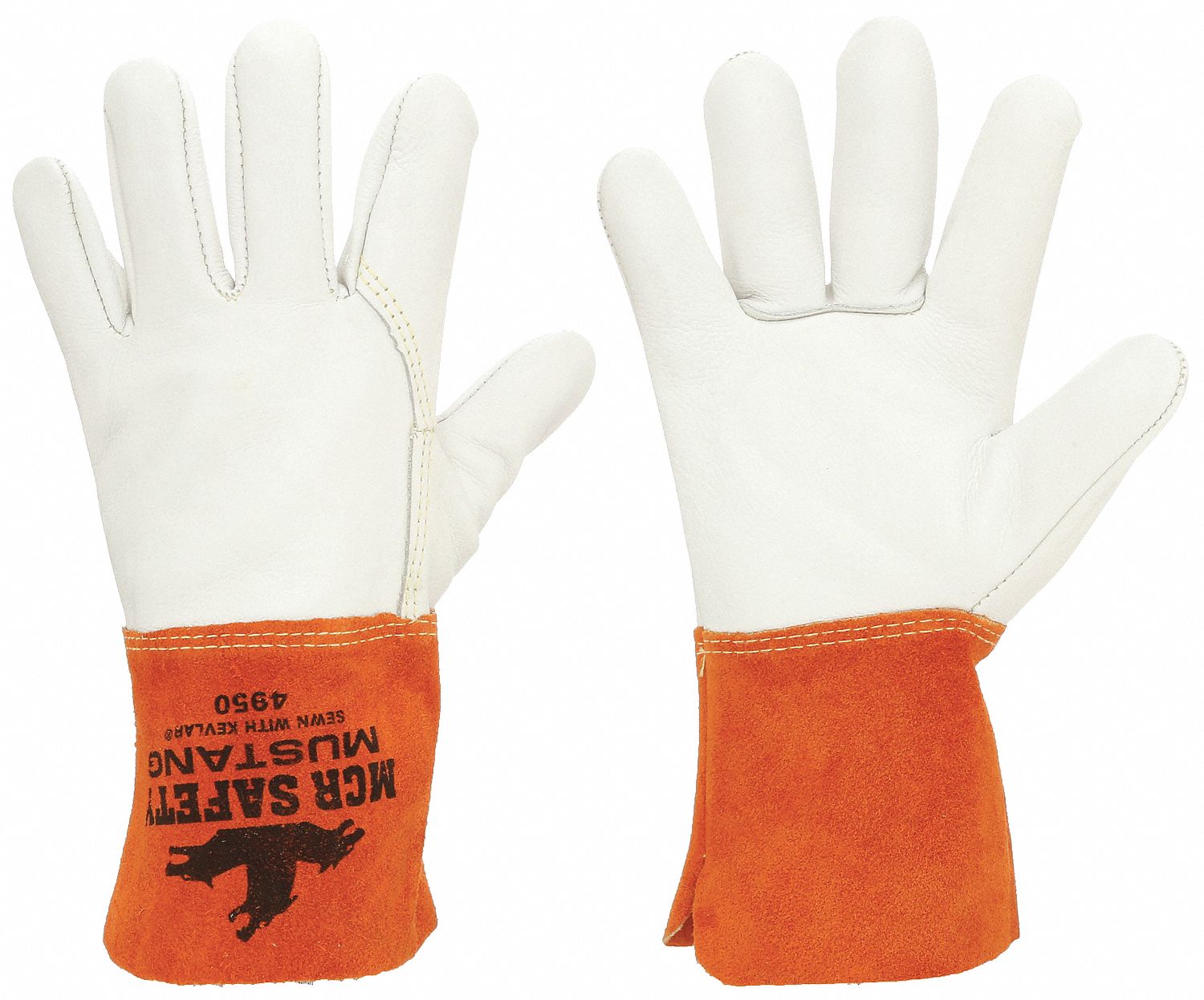 Wing Thumb, Gauntlet Cuff, Welding Gloves - 36J029|4950L - Grainger