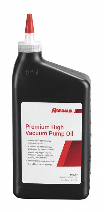 ROBINAIR, 13203, 12, Vacuum Pump Oil,Quart,PK12 - 36J453|13203 - Grainger