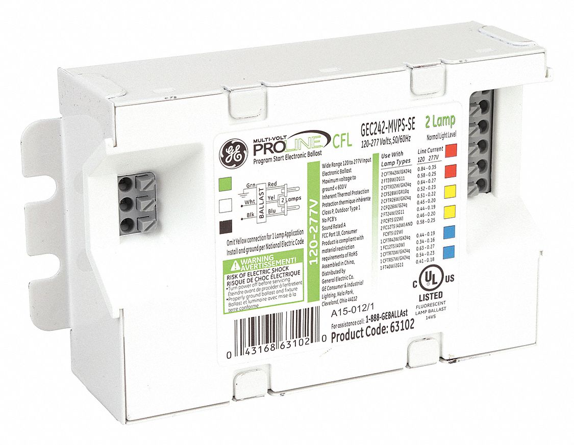 GE CURRENT, 120 to 277V AC, 26 W_32 W_39 W_40 W_42 W Bulb Watt, CFL ...