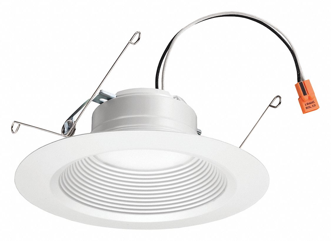 LITHONIA LIGHTING LED Recessed Downlight, 6 in., 11.9W, 3000K - 36JA71 ...