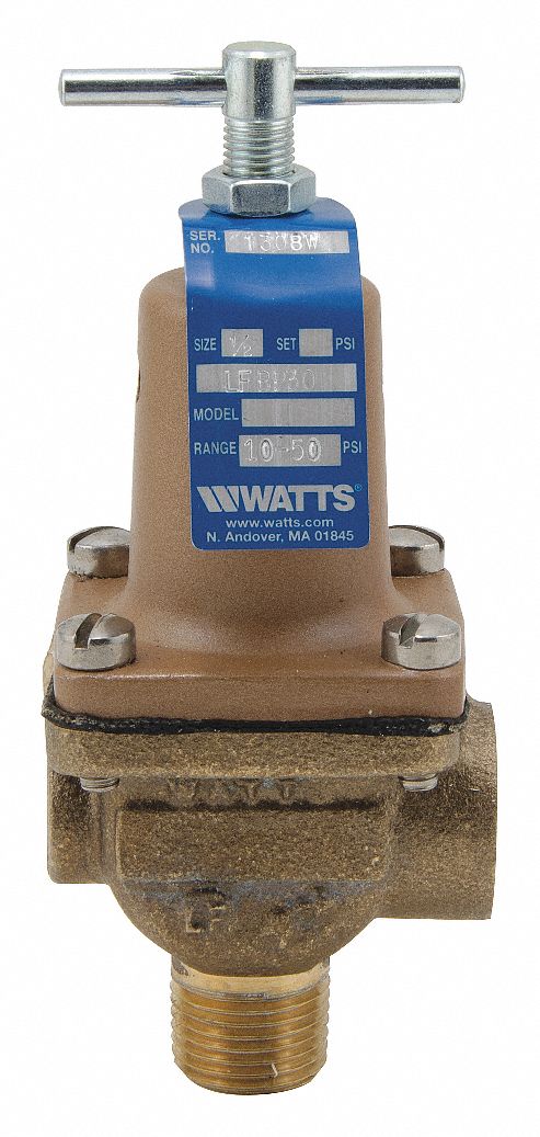 WATTS MNPT Bypass Control Relief Valve, 50 psi Max. Pressure - 36JC11 ...