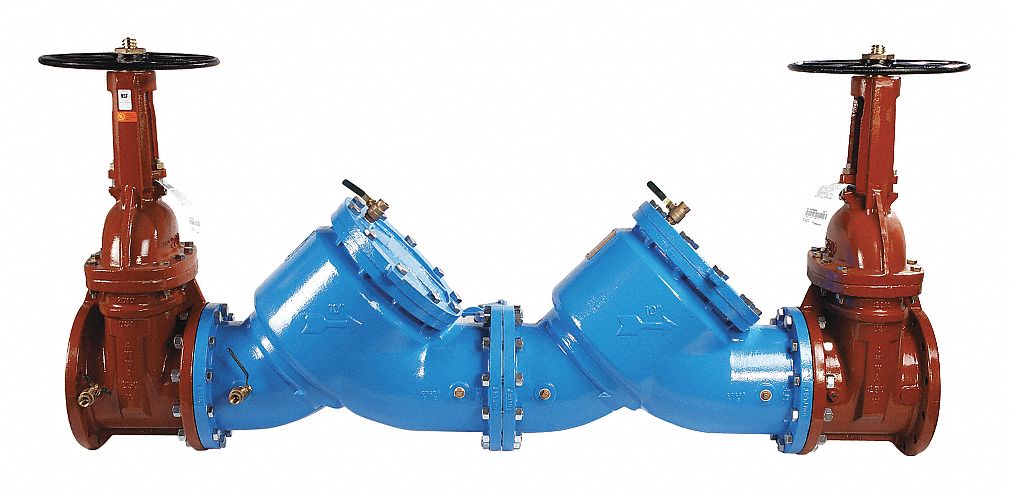WATTS, LF709, Cast Iron, Double Check Valve Assembly - 36JC62|LF709-OSY ...