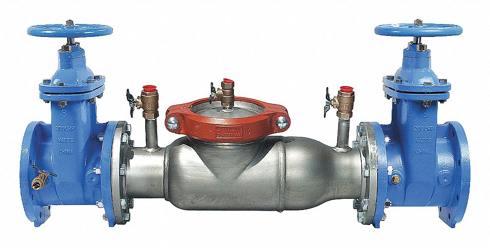 WATTS Double Check Valve Assembly, Stainless Steel, Watts 774 Series ...