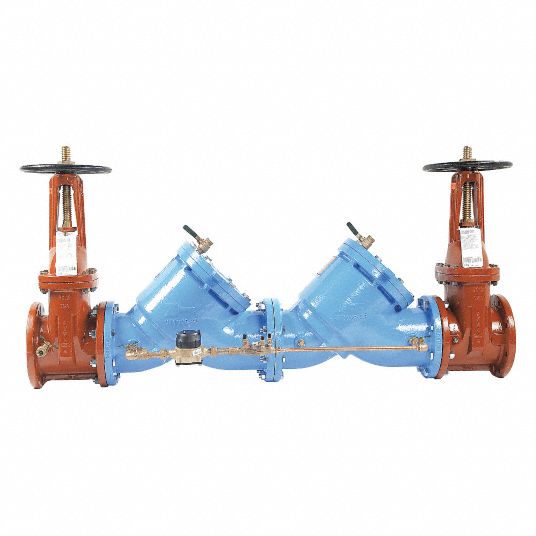 WATTS, 709, Cast Iron, Double Check Detector Assembly - 36JC93|709DCDA ...