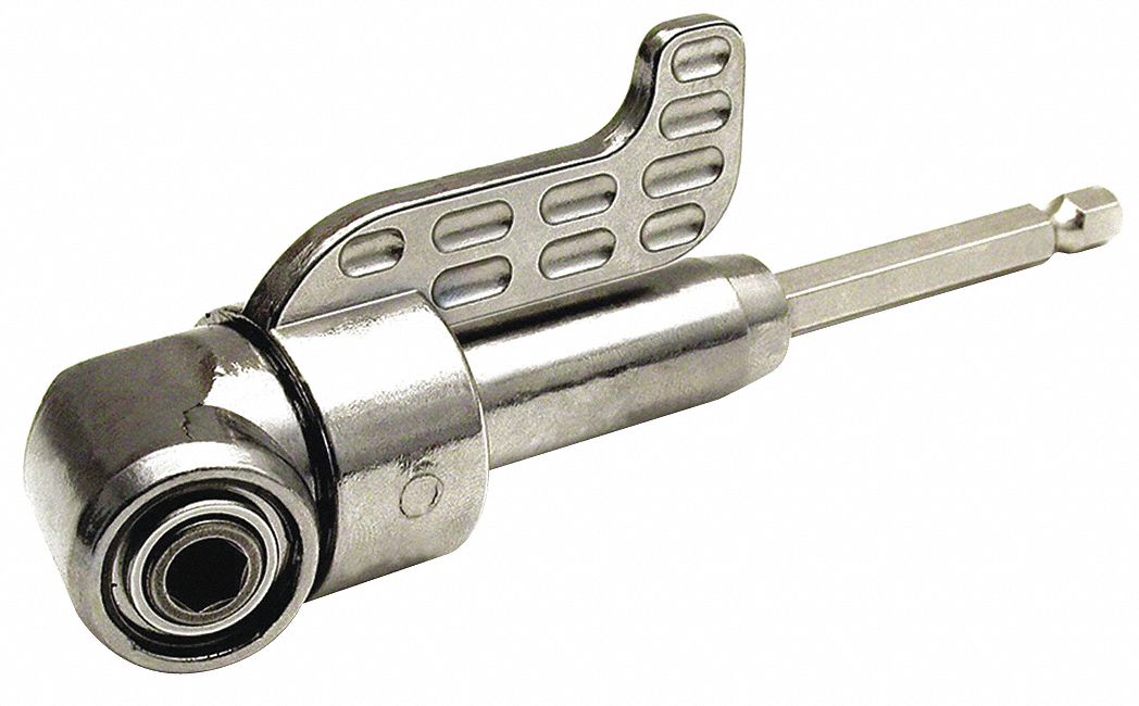 EAZYPOWER, 1/4 in Hex Driver Compatible, 6 in Overall Lg, Offset Angle ...