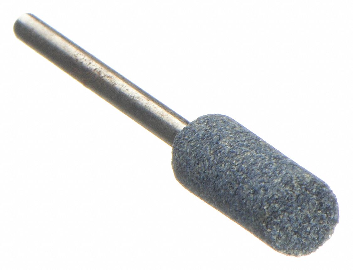 EAZYPOWER MINI-MOUNTED STONE, CYLINDER, ALUMINUM OXIDE, 7/32 IN DIA ...