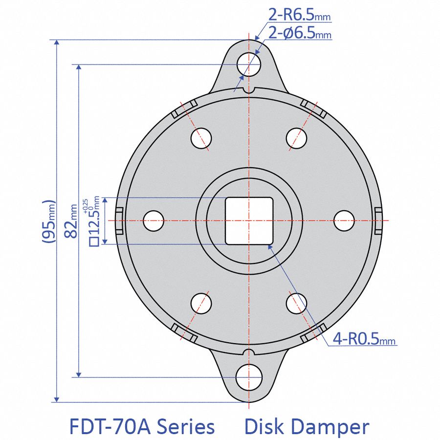 BANSBACH Rotary Damper: Disk, Metal - 36JJ03|FDT-70A-903 - Grainger