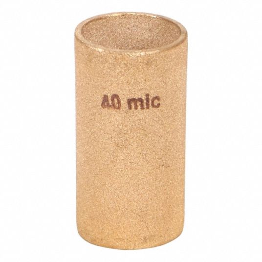 GROZ Compressed Air Filter Element: Particulate, 40 micron, Bronze ...