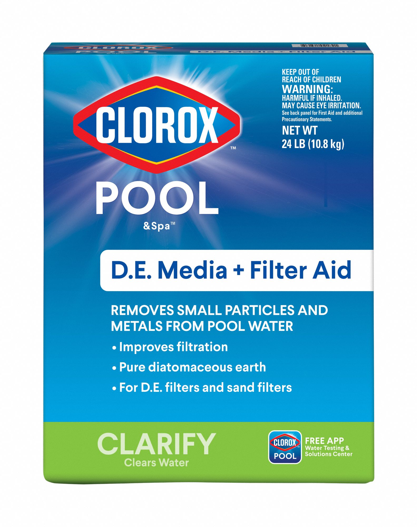 CLOROX POOL & SPA, Granular, Box, Filter Aid - 36JT28|50124CLX - Grainger
