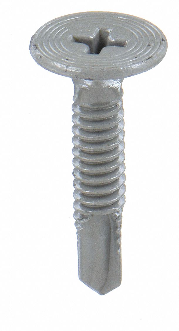 #10 Size, 1 in Lg, Self-Drilling Screw - 36K134|1079000 - Grainger
