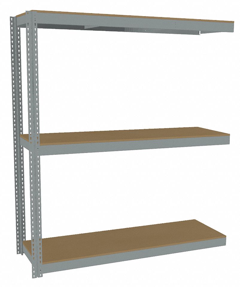 TENNSCO, Add-On, Heavy-Duty, Boltless Shelving - 36K296|ZLC7-7224A-3D ...