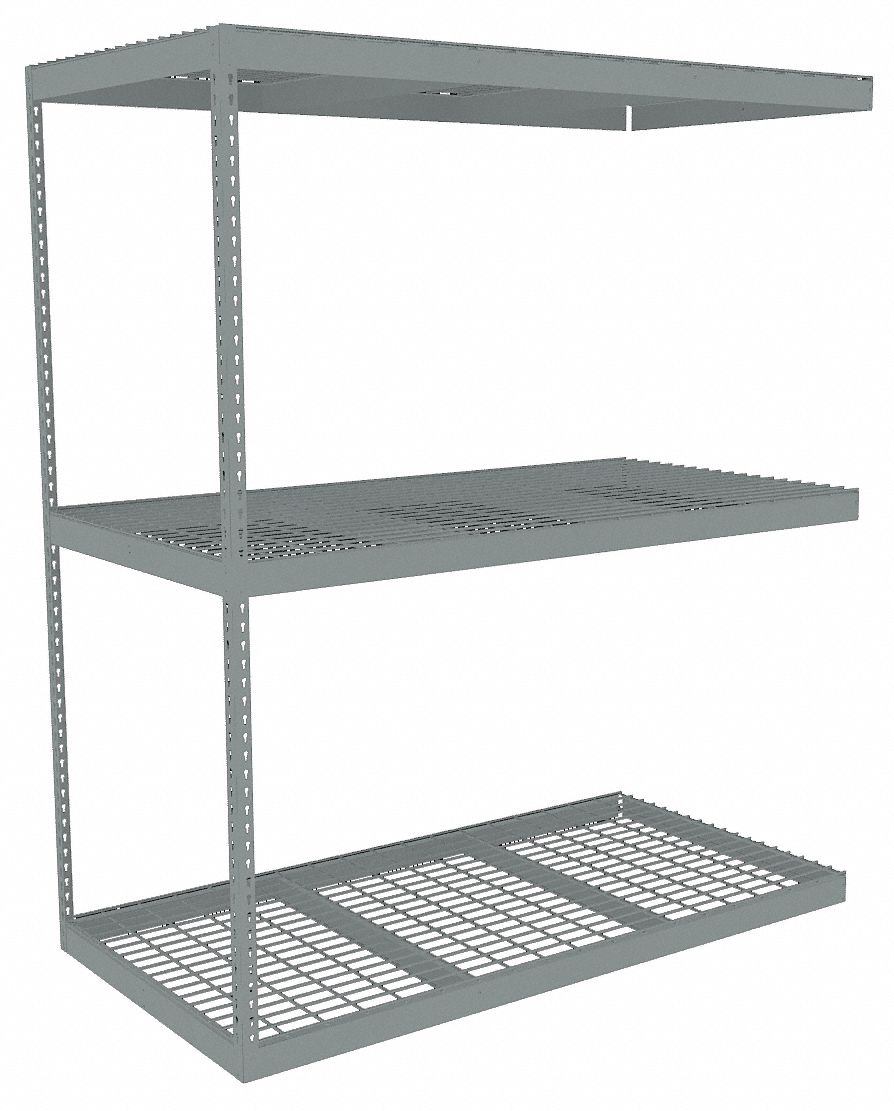 TENNSCO, Add-On, Heavy-Duty, Boltless Shelving - 36K355|ZLE7-7236A-3W ...
