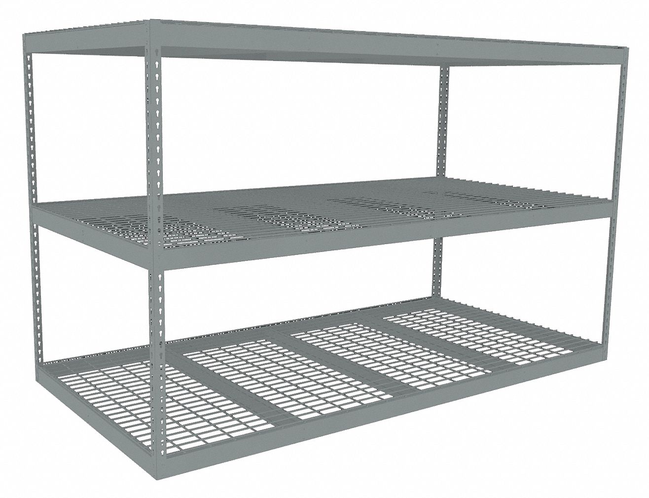 TENNSCO Boltless Shelving: Starter, Heavy-Duty, 96 in x 48 in, 60 in ...