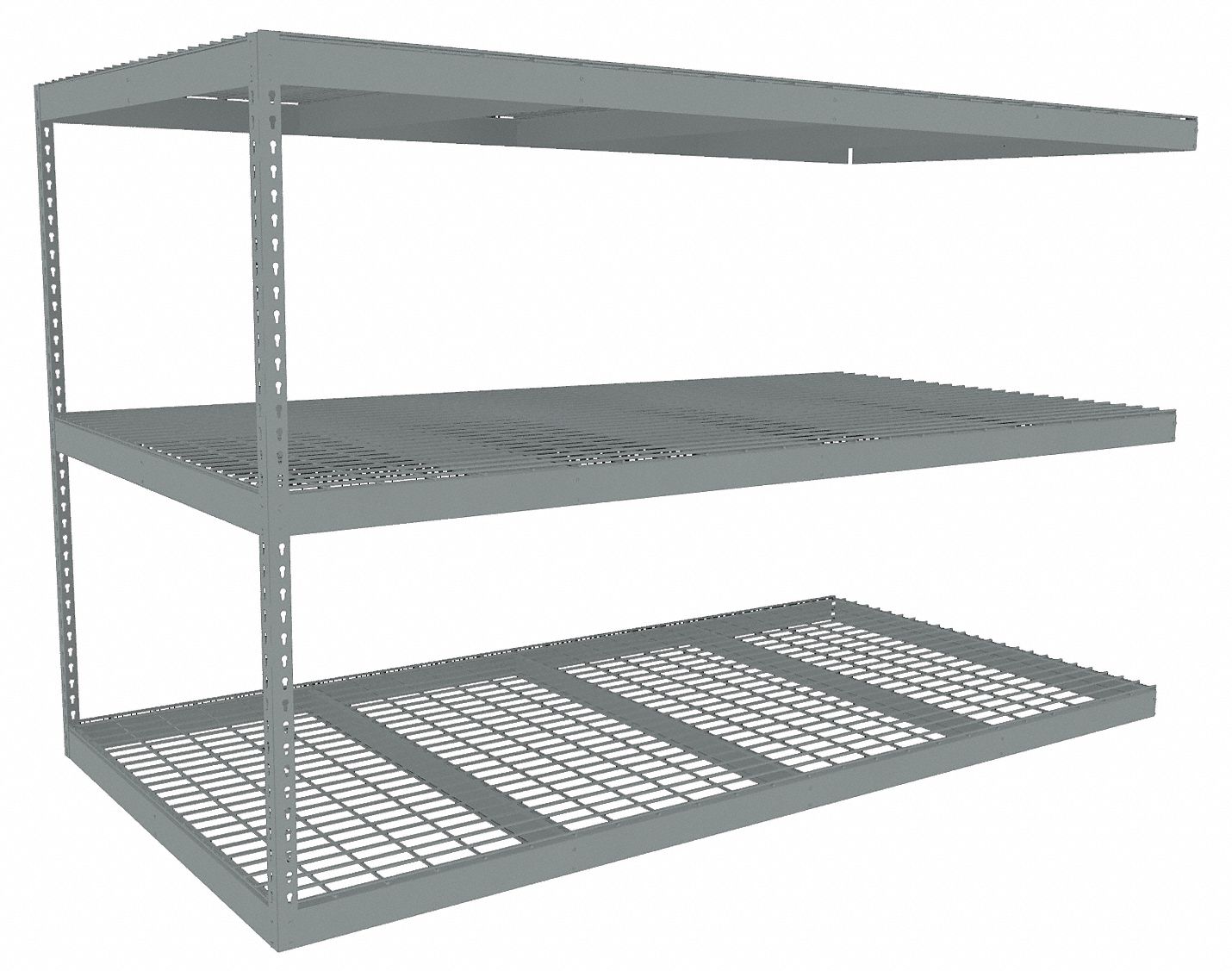 TENNSCO Boltless Shelving: Add-On, Heavy-Duty, 96 in x 48 in, 60 in ...
