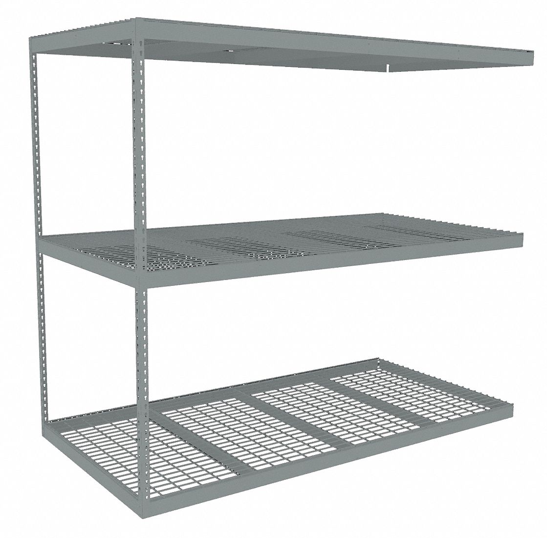 TENNSCO Boltless Shelving: Add-On, Heavy-Duty, 96 in x 48 in, 84 in ...