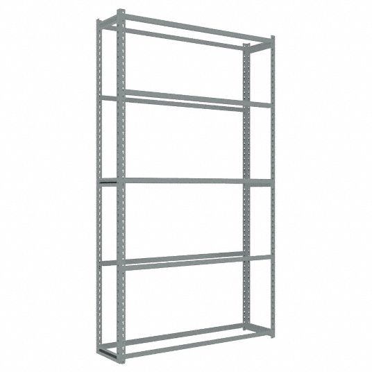 TENNSCO, Starter, Light-Duty, Boltless Shelving - 36K412|ZA7-4812S-5 ...