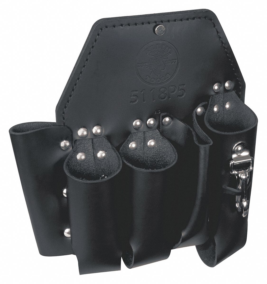 KLEIN TOOLS, 5 Pockets, Black, Tool Pouch - 36K974|5118P5 - Grainger