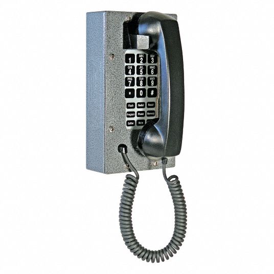 GUARDIAN TELECOM INC., SCT-20, Volume Control, Compact Steel Telephone ...