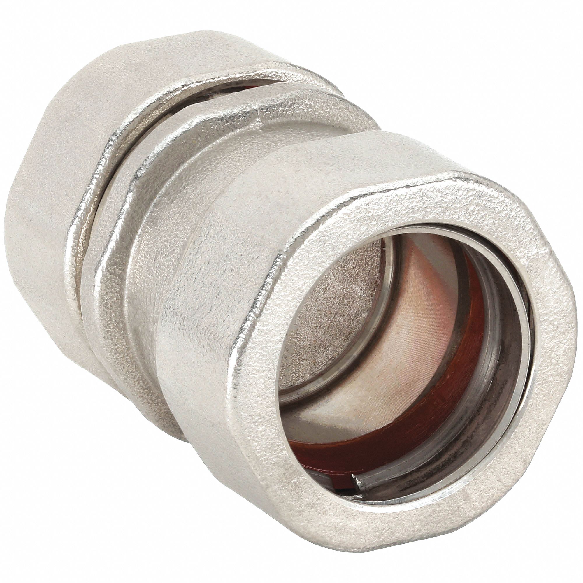 316 Stainless Steel, 1/2 in Trade Size, Compression Conduit Connector ...