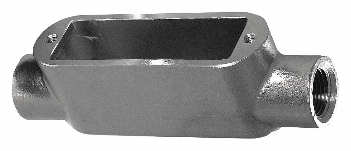Stainless Steel, 1/2 in Trade Size, Conduit Outlet Body - 36LL68 ...