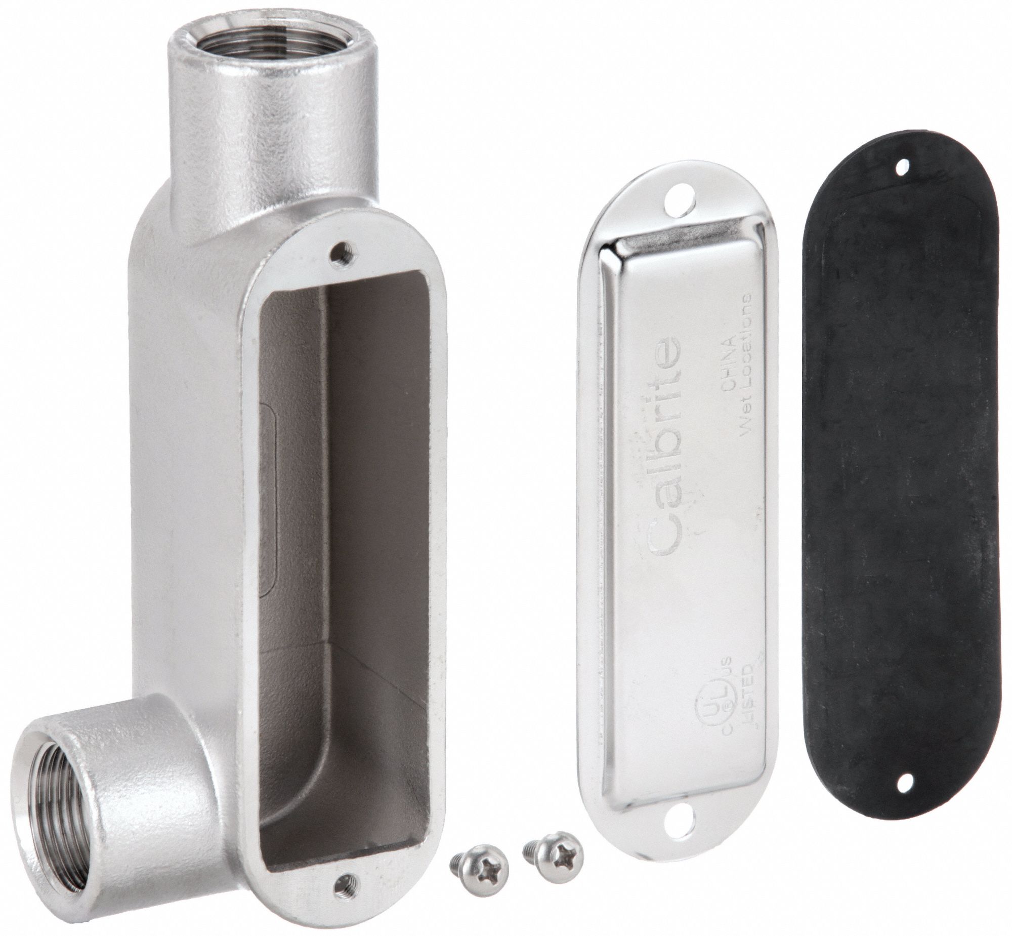 Stainless Steel, 3/4 in Trade Size, Conduit Outlet Body - 36LL84 ...