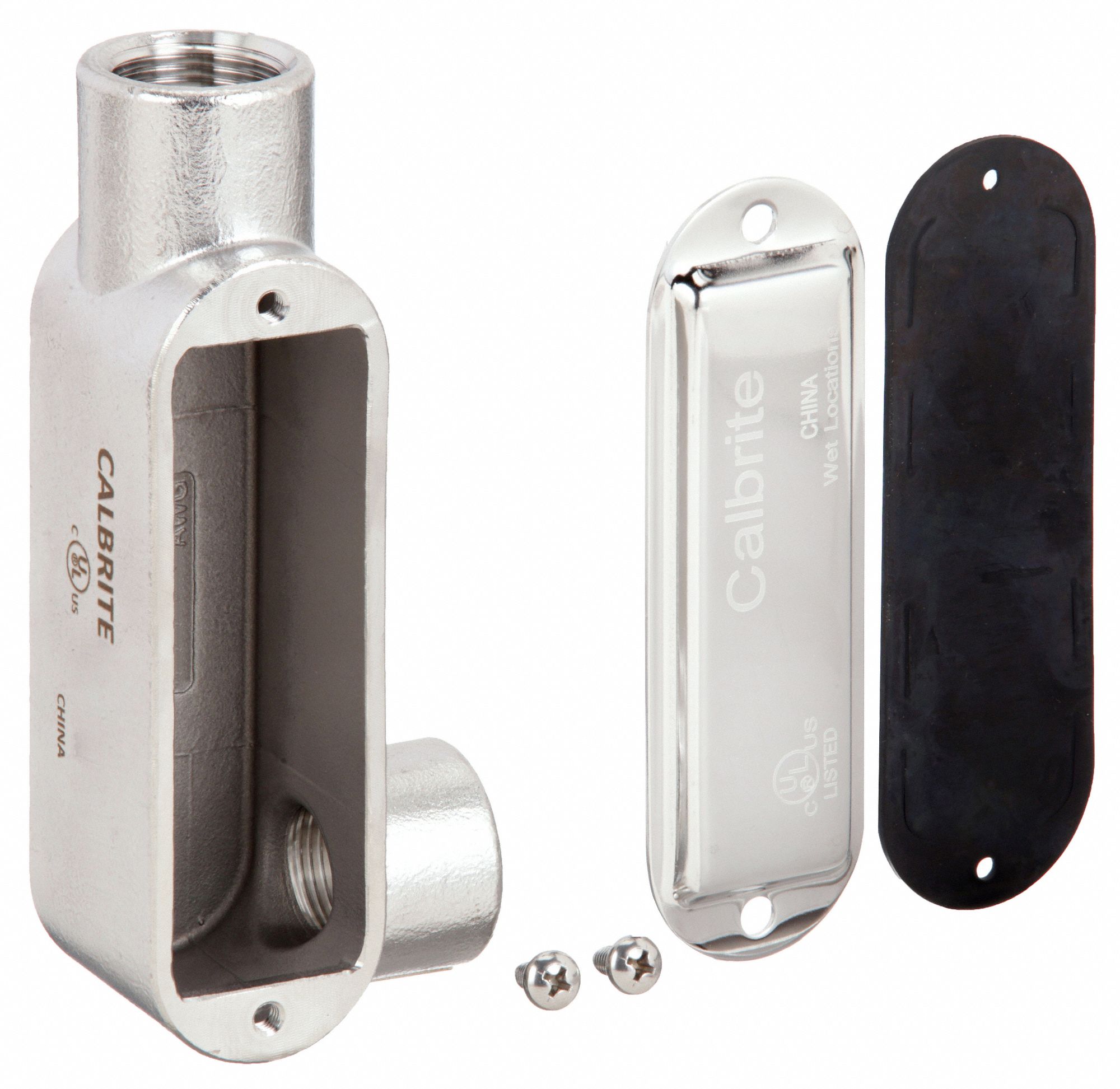 Stainless Steel, 2 in Trade Size, Conduit Outlet Body - 36LL92 ...