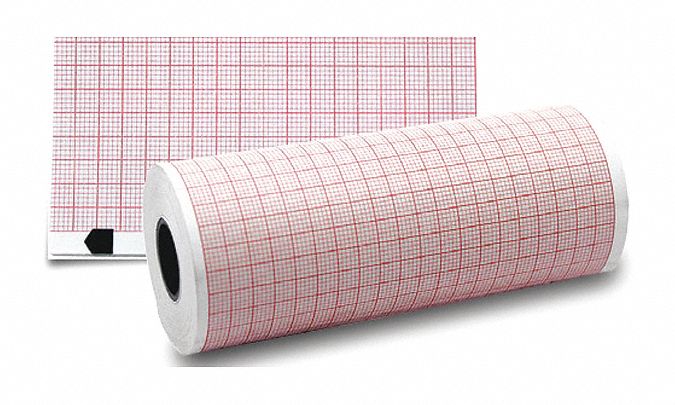 MEDSOURCE ECG Paper Roll; For Use With Electrocardiography Machine ...
