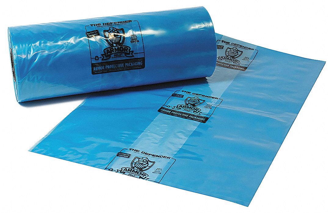 ARMOR POLY Open End Poly Bag: 4 mil Thick, 20 in Wd, 27 in Lg, Roll ...