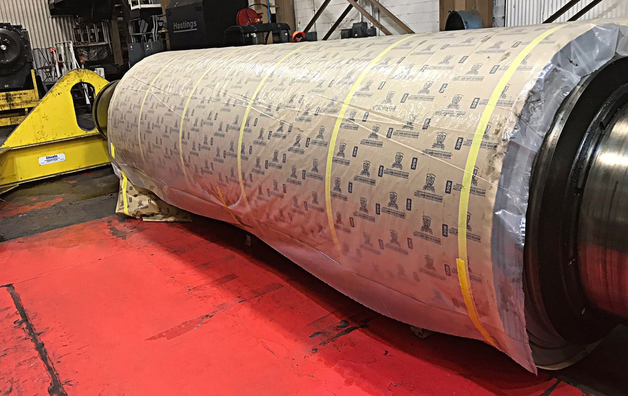 ARMOR WRAP VCI Paper: 30 lb Basis Wt, 36 in Roll Wd, 600 ft Roll Lg, 9 ...