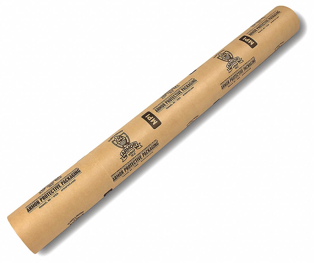 ARMOR WRAP VCI Paper: 30 lb Basis Wt, 36 in Roll Wd, 600 ft Roll Lg, 9 ...