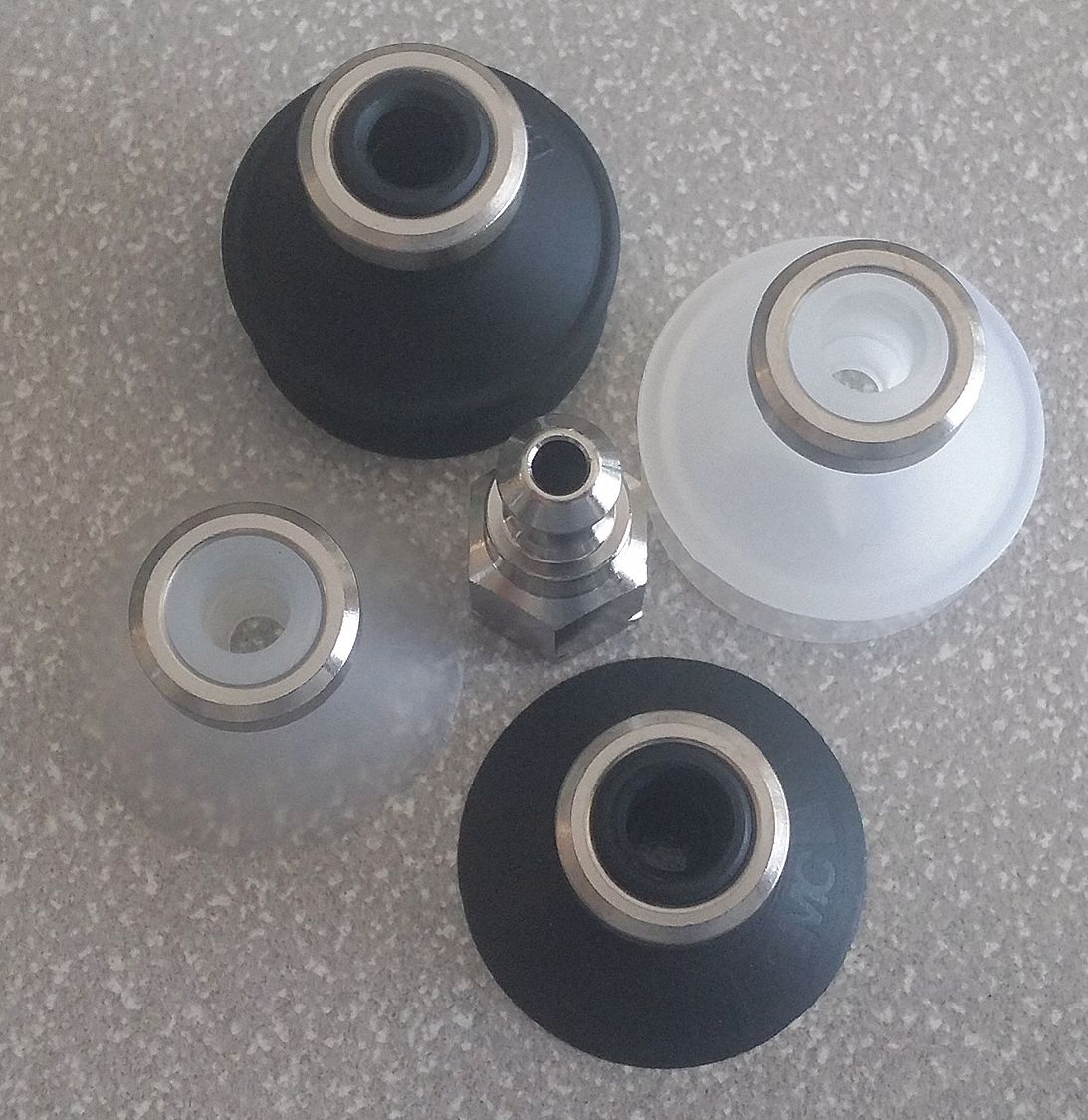 SMC, 25 mm Pad Dia, 25.4 mm Pad Ht, Vacuum Pad Test Kit - 36LU41|RFKSS ...