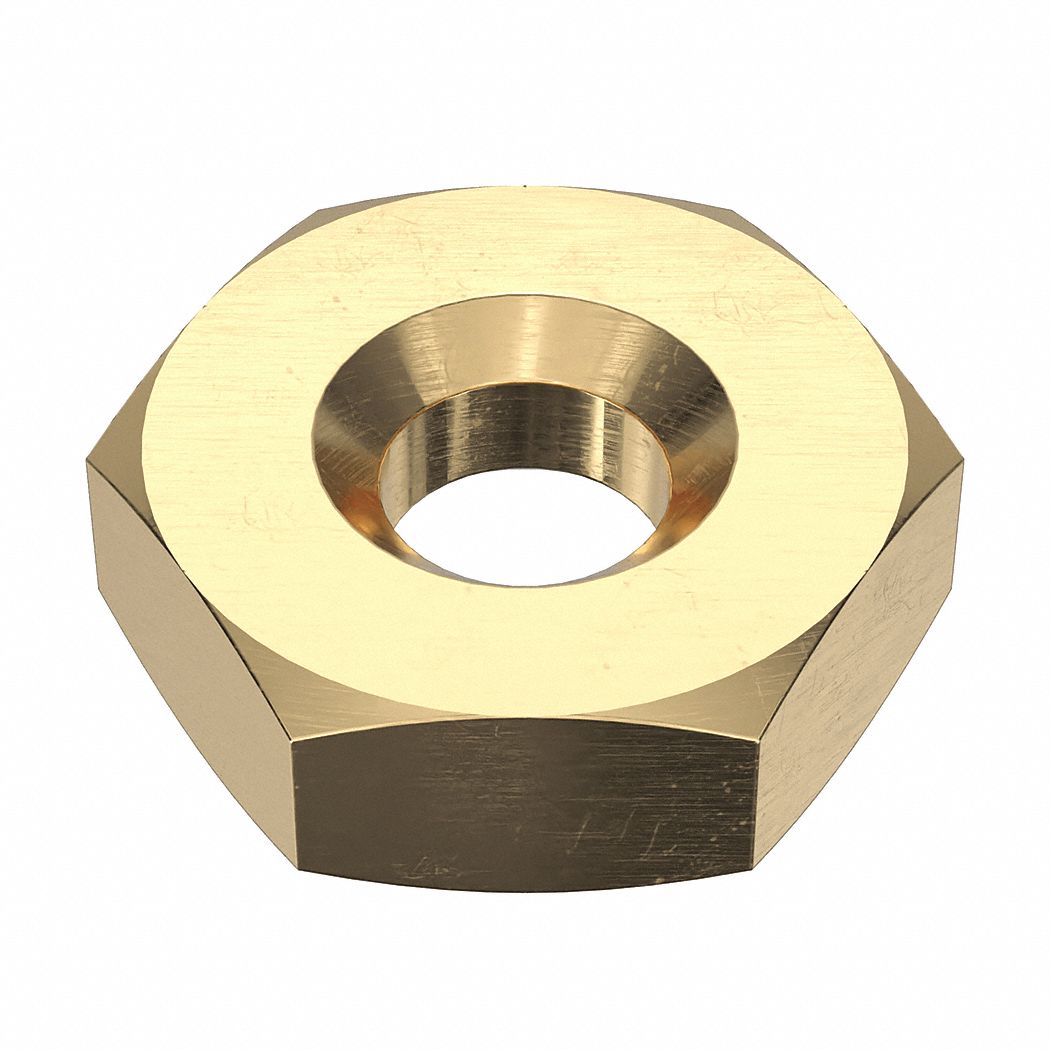 #10-24 Thread, 3/8 in Hex Wd, Hex Nut - 36M004|25RM10-24 - Grainger